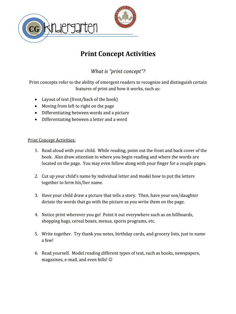 Fillable Online Print Concept Activities Fax Email Print - pdfFiller