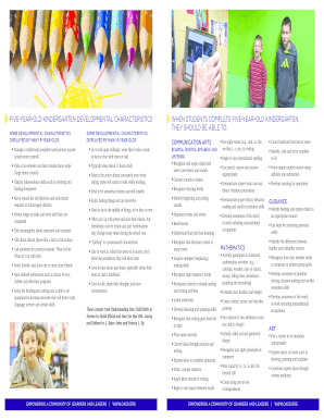 Fillable Online FIVE-YEAR-OLD KINDERGARTEN DEVELOPMENTAL ...