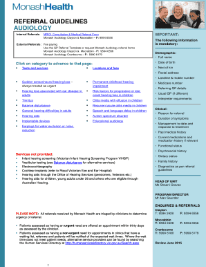 Fillable Online Internal Referrals: Fax Email Print - pdfFiller