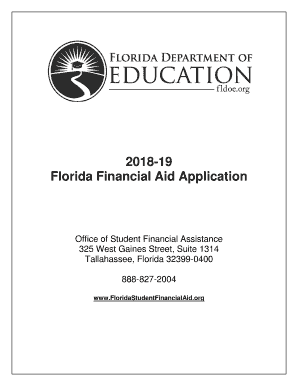 Fillable Online Florida Financial Aid Application Fax Email Print ...