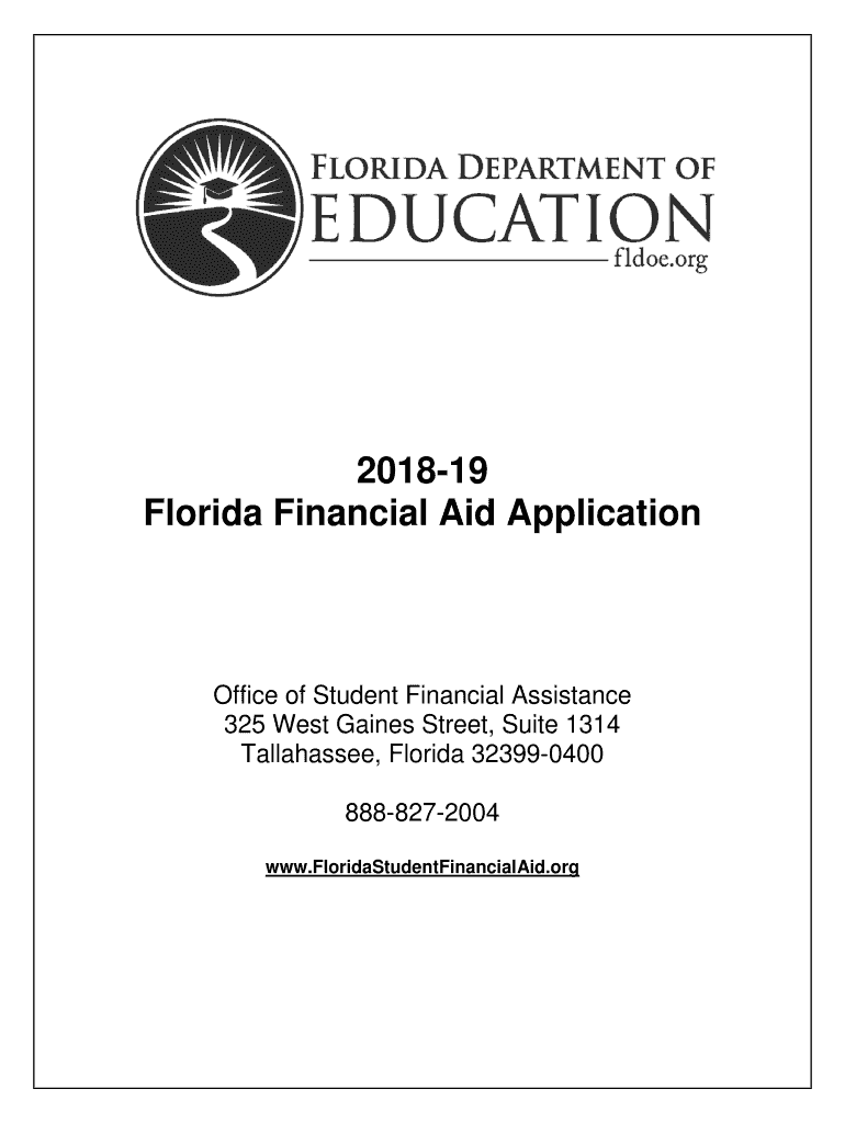 Fillable Online Florida Financial Aid Application Fax Email Print ...