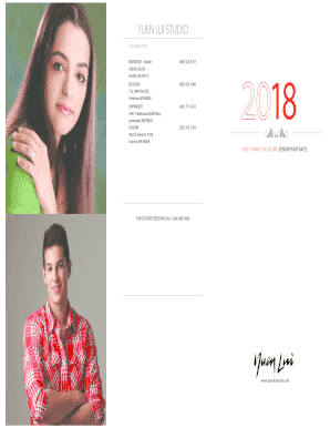 Fillable Online YUEN LUI STUDIO Fax Email Print - pdfFiller