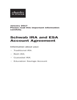 Fillable Online Schwab IRA and ESA Fax Email Print - pdfFiller