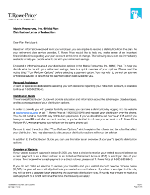 Fillable Online Distribution Letter of Instruction Fax Email Print ...