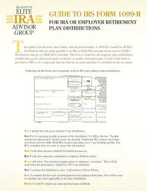 Fillable Online GUIDE TO IRS FORM 1099-R Fax Email Print - pdfFiller