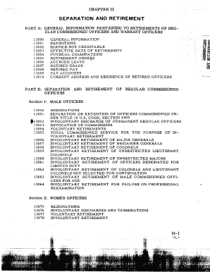 Fillable Online SEPARATION AND RETIREMENT Fax Email Print - pdfFiller