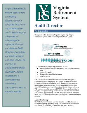 Fillable Online Virginia Retirement Fax Email Print - pdfFiller