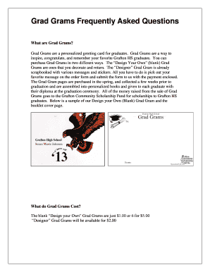 Fillable Online Grad Grams Frequently Asked Questions Fax Email Print ...