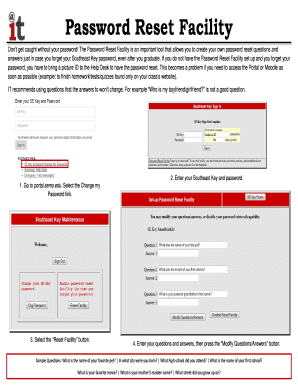 Fillable Online Password Reset Facility Fax Email Print - pdfFiller