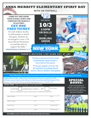 Fillable Online ANNA MERRITT ELEMENTARY SPIRIT DAY Fax Email Print ...