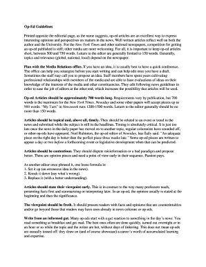 Fillable Online Printed opposite the editorial page, as the name ...