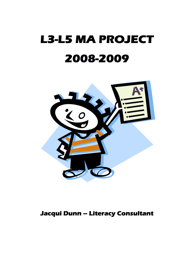 Fillable Online L3-L5 MA PROJECT Fax Email Print - pdfFiller