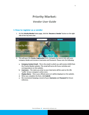 Fillable Online Priority Market: Fax Email Print - pdfFiller