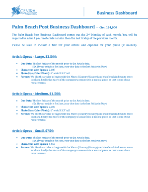 Fillable Online Business Dashboard Fax Email Print - pdfFiller