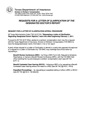 Fillable Online REQUESTS FOR A LETTER OF CLARIFICATION OF THE Fax Email ...