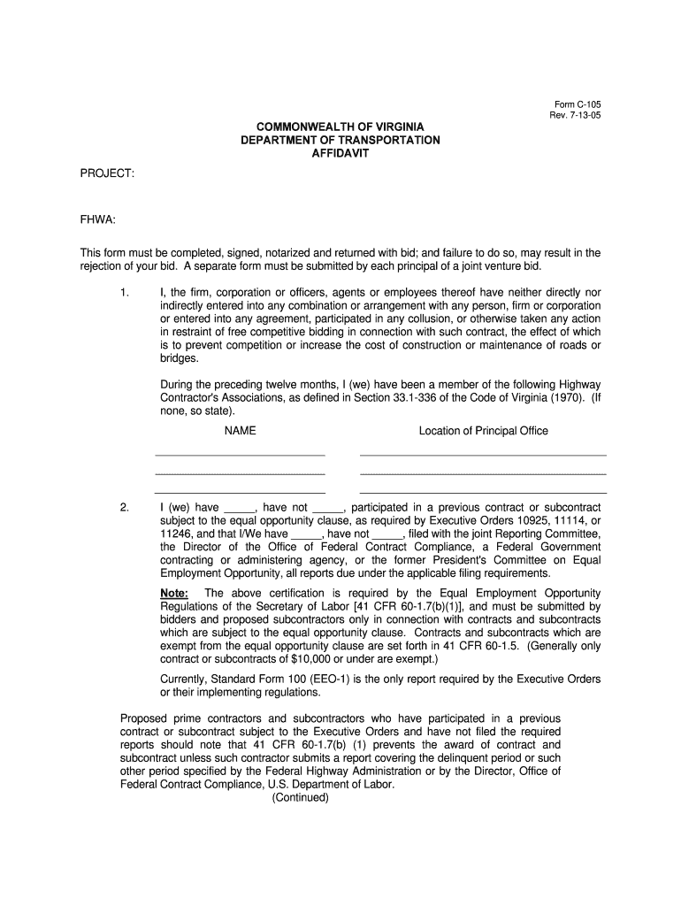 Fillable Online Form C-105 Fax Email Print - pdfFiller