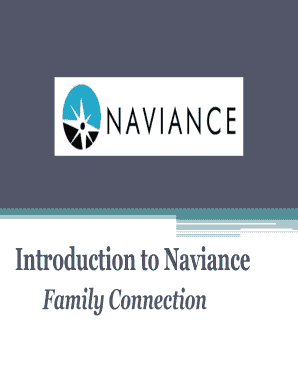 Fillable Online Introduction to Naviance Fax Email Print - pdfFiller