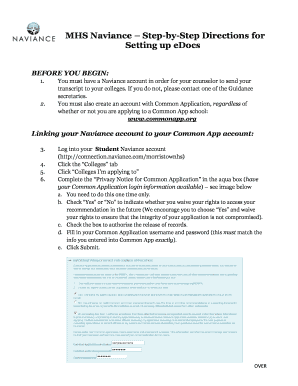 Fillable Online MHS Naviance Step-by-Step Directions for Fax Email Print - pdfFiller