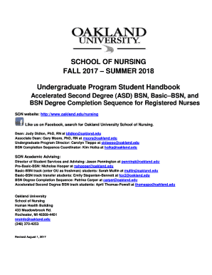 Fillable Online Accelerated Second Degree (ASD) BSN, BasicBSN, and Fax ...