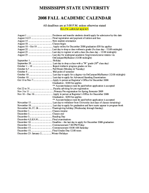 Fillable Online Recent calendar updates Fax Email Print - pdfFiller