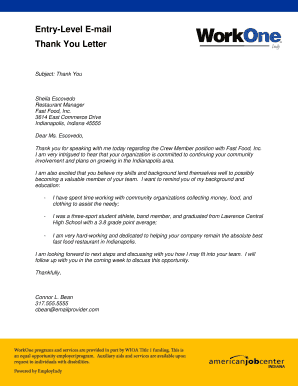 Fillable Online Entry-Level E-mail Fax Email Print - pdfFiller