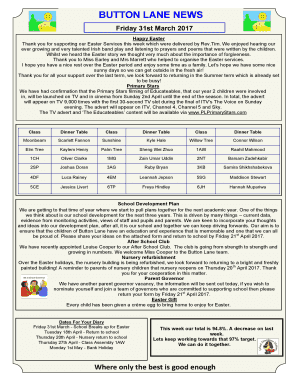 Fillable Online BUTTON LANE NEWS Fax Email Print - pdfFiller