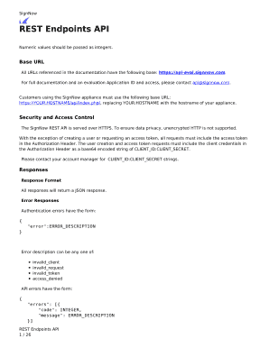Fillable Online REST Endpoints API Fax Email Print - pdfFiller