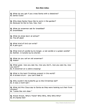 Bon Bon Jokes Printable - Fill Online, Printable, Fillable, Blank ...