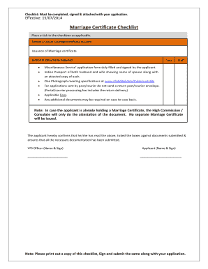Fillable Online Passport Application Checklist - VFS Global Fax Email ...
