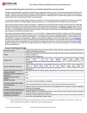 Fillable Online Your Guide to Popular Certificate of Account (CD ...