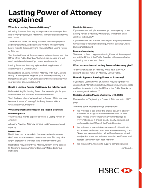 Fillable Online What is a Lasting Power of Attorney Fax Email Print ...