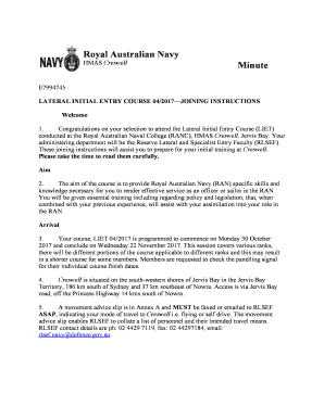 Fillable Online Royal Australian Navy Fax Email Print - pdfFiller