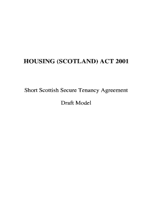 Fillable Online Short Scottish Secure Tenancy Agreement Fax Email Print ...
