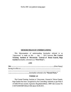 Fillable Online 100/- non judicial stamp paper Fax Email Print - pdfFiller