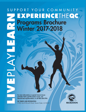 Fillable Online Programs Brochure Fax Email Print - pdfFiller