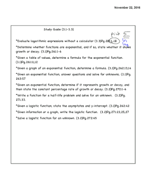 Fillable Online *Evaluate logarithmic expressions without a calculator ...