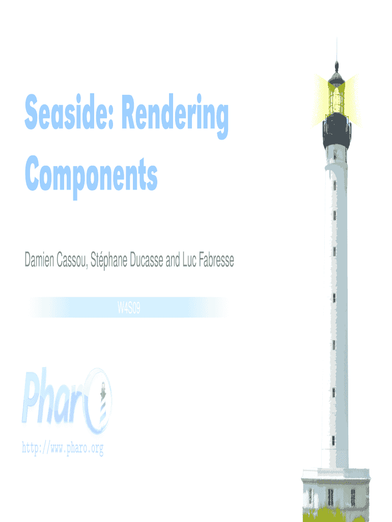 Fillable Online Seaside: Rendering Fax Email Print - pdfFiller