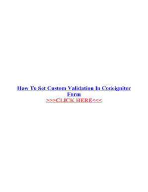 Fillable Online Codeigniter Form Fax Email Print - pdfFiller