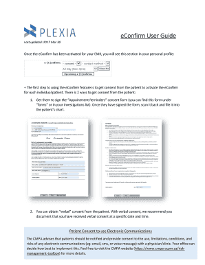 Fillable Online eConfirm User Guide Fax Email Print - pdfFiller