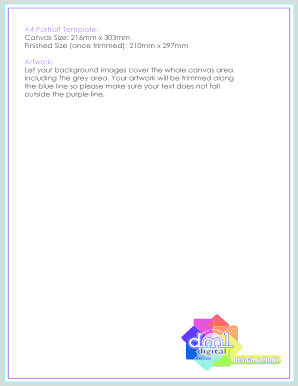 Fillable Online A4 Portrait Template: Fax Email Print - pdfFiller