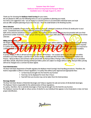 Fillable Online Summer Here We Come Fax Email Print - pdfFiller