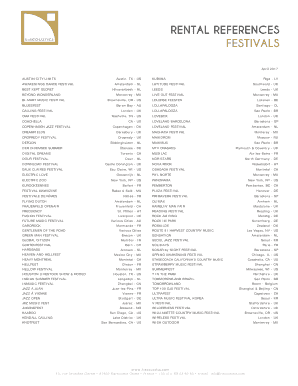 Fillable Online RENTAL REFERENCES Fax Email Print - pdfFiller