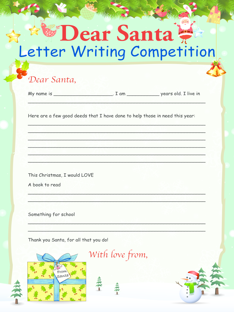 Competition letter writing: Fill out & sign online | DocHub