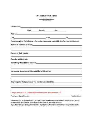 Fillable Online ***Hint Sheet*** Fax Email Print - pdfFiller