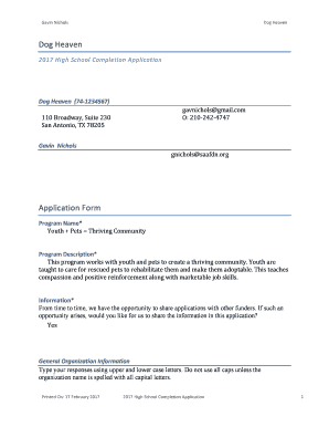 Fillable Online Dog Heaven Fax Email Print - pdfFiller