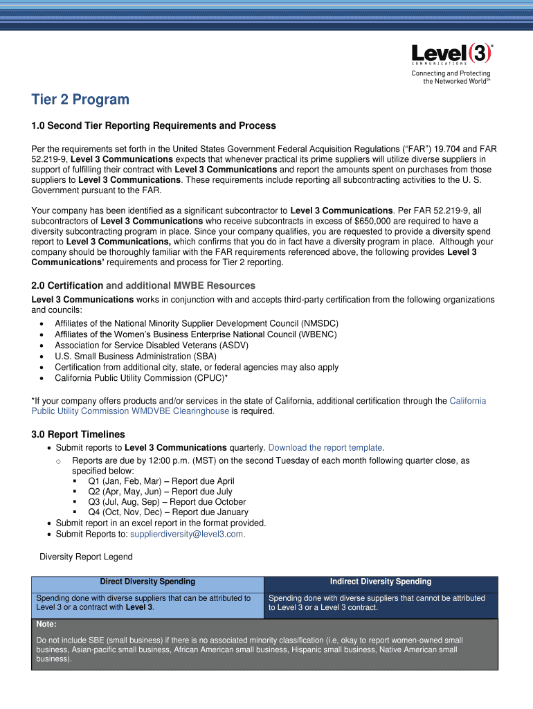 Fillable Online Tier 2 Program Fax Email Print - pdfFiller