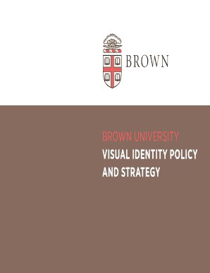 Fillable Online VISUAL IDENTITY POLICY Fax Email Print - pdfFiller