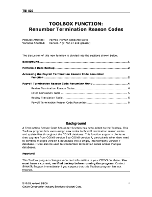 Fillable Online TOOLBOX FUNCTION: Fax Email Print - pdfFiller