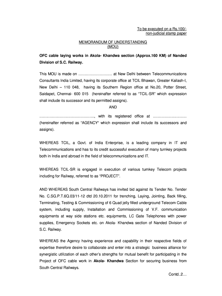 Fillable Online 100/non-judicial stamp paper Fax Email Print - pdfFiller