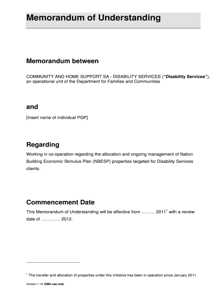 Fillable Online Memorandum between Fax Email Print - pdfFiller